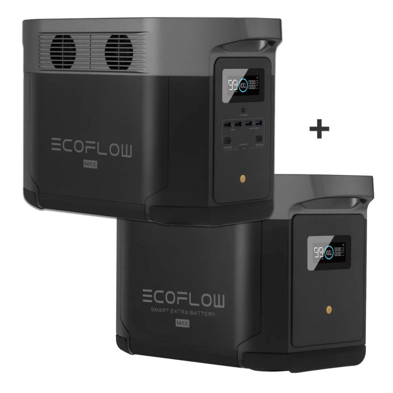 Bundle Delta Max 2000Wh Delta Max Extra Battery - EcoFlow - ABOT
