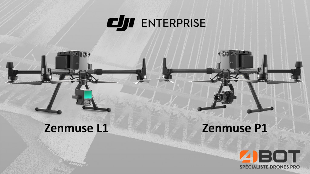 Dji annonce 2 nouveaux capteurs : Zenmuse P1 et Zenmuse L1